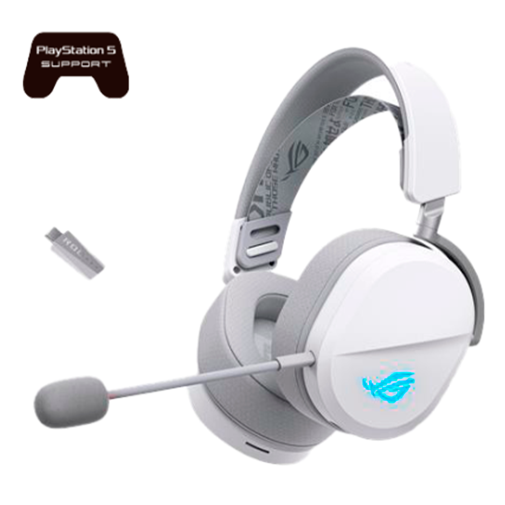 AUDIFONOS ASUS A501 ROG PELTA/WHT ROG PELTA WIRELESS / C/MIC / 60HRS ...