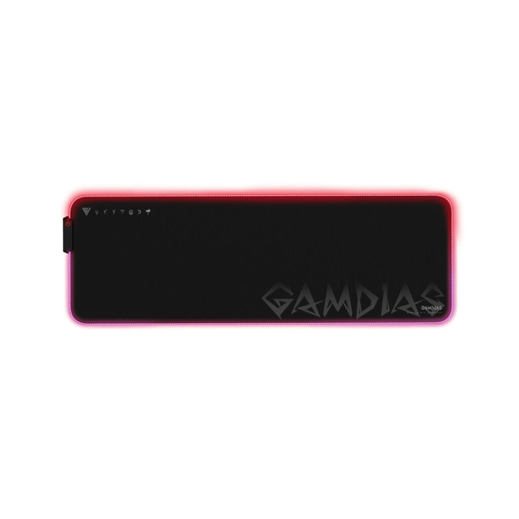 Mouse PAD GAMDIAS GD-NYX P3 GAMING LED 7 COLORES / NEGRO / 90X30CM ...